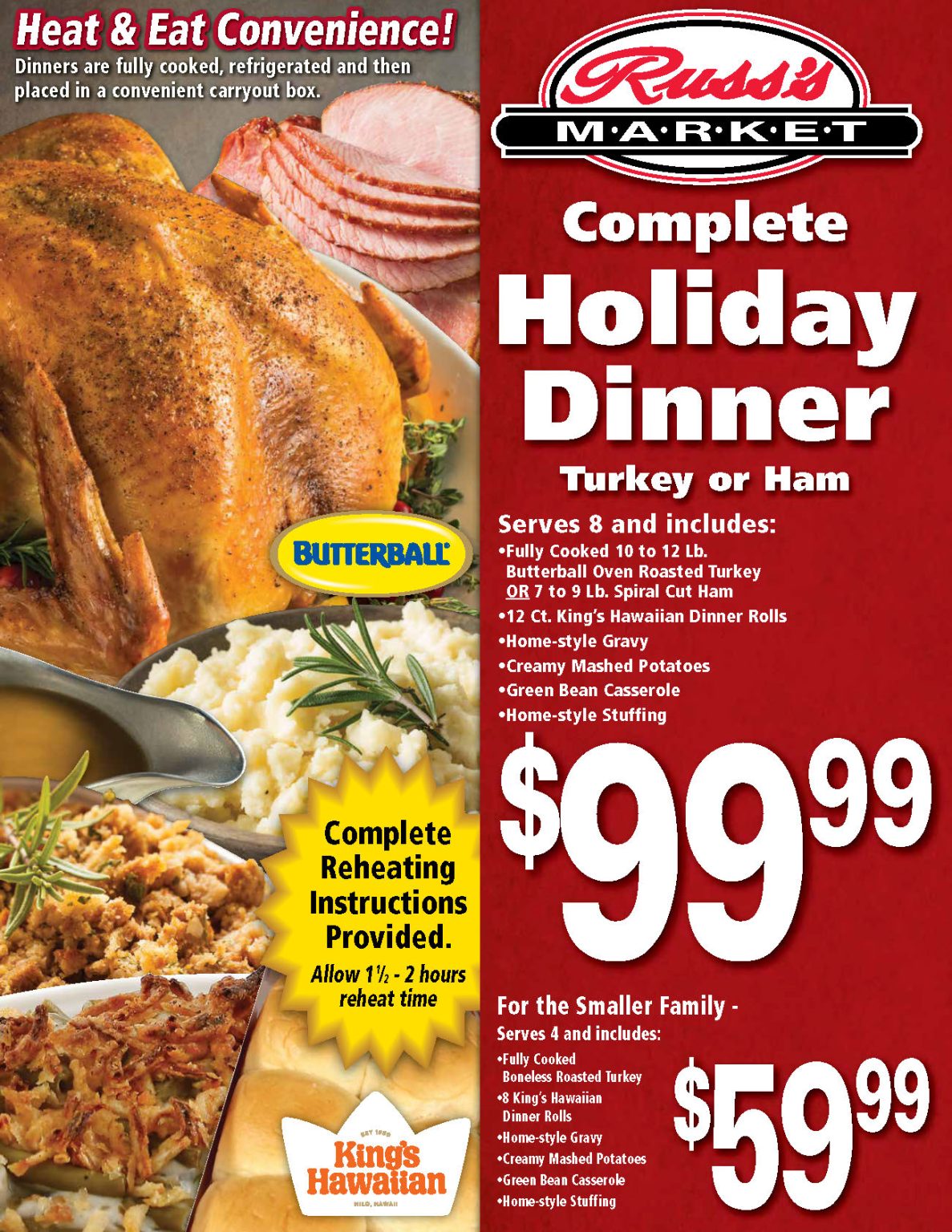 Holiday Dinners - Russ's Market